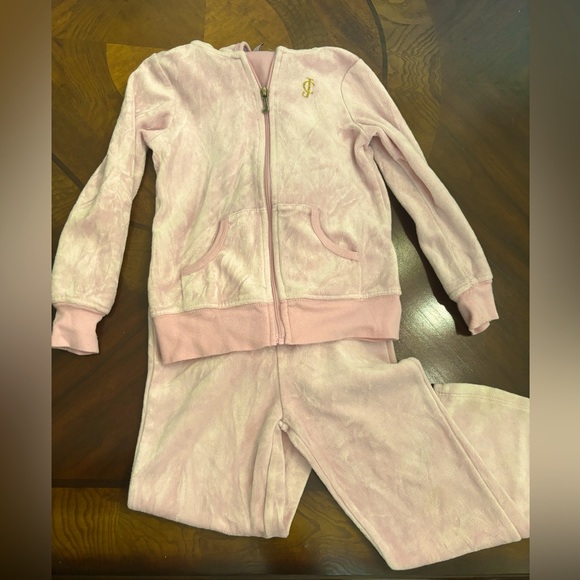 Juicy Couture | Matching Sets | Blush Pink Juicy Couture Velour Tracksuit 4t | Poshmark